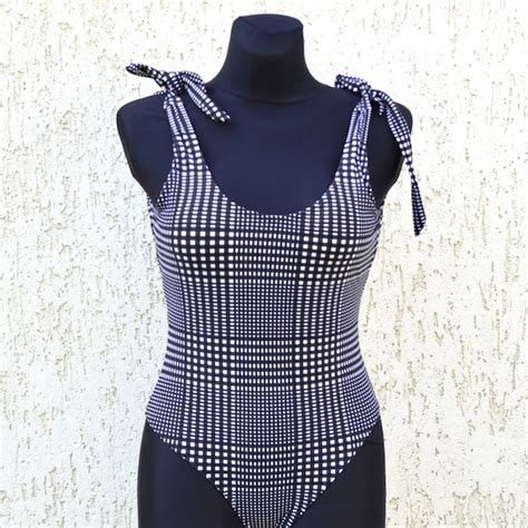 Open Top One Piece Swimsuit Etsy