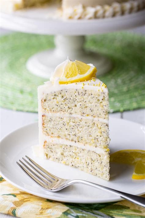 Lemon Poppy Seed Cake 4 Saving Room For Dessert