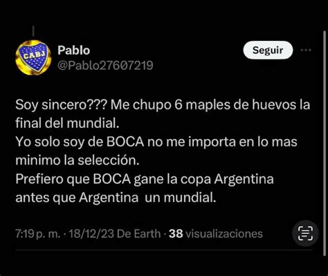 Gracias Dios Por No Hacerme Un Boliguayo Incha De Boca R Fulbo