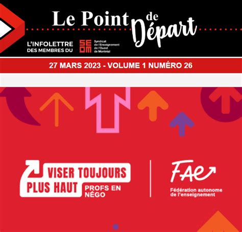 Le Point De Départ Vol 1 No 26 Seom