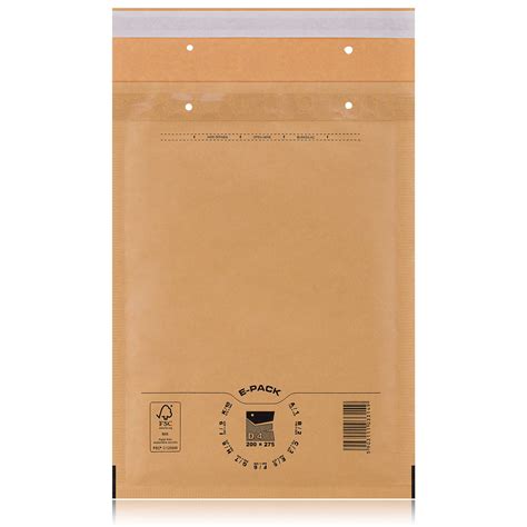 E Pack Fsc Luftpolstertaschen Braun D4 100 Stck D4 Versandtaschen