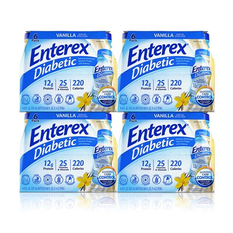 Enterex Diabetic Pack X4 24 Unidades Megaplace