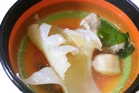 鱼翅元贝瘦肉养心安神汤的做法 菜谱 香哈网