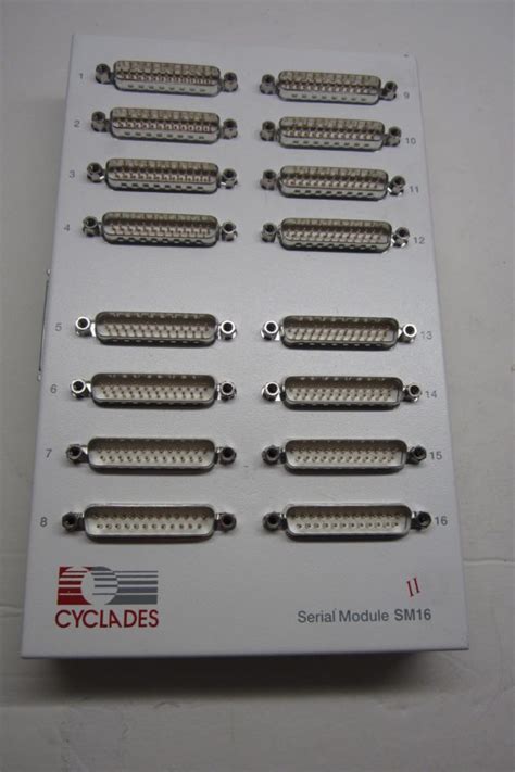 Used Cyclades Port Serial Module Sm Sb Industrial Supply Inc