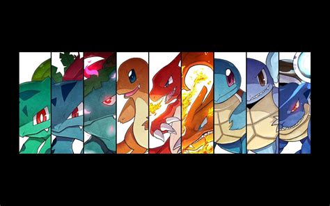 Charmander Squirtle Bulbasaur Evolution
