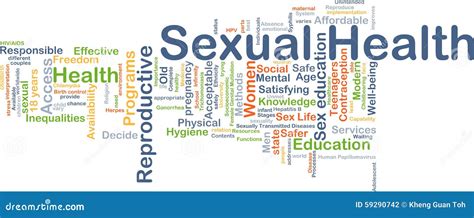 Sexual Health Background Concept Stock Illustration Illustration Of