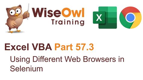 Excel Vba Introduction Part 573 Using Different Web Browsers With