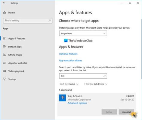 How To Disable Or Uninstall Snip And Sketch In Windows 11 10