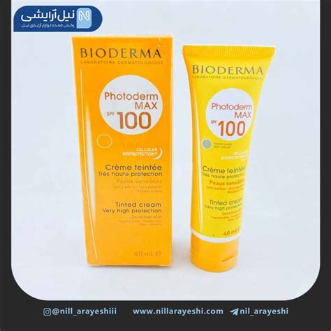 کرم ضد آفتاب رنگ طبیعی فتودرم مکس بیودرما Spf100 دایره زرد