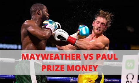 Floyd Mayweather Vs Logan Paul Prize Money Sports Business Chronicle