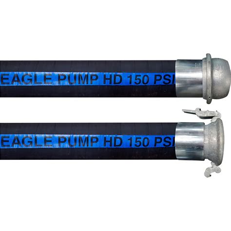 Jgb Enterprises Rubber Suction Hose — 10in X 20ft M X F Bauer Type A