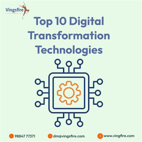 Top 10 Digital Transformation Technologies Vingsfire We Build Your