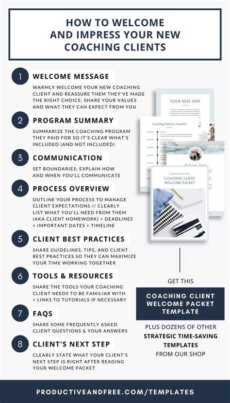 8 Must Have Details To Include In Your Client Welcome Packet — Productive And Free Life