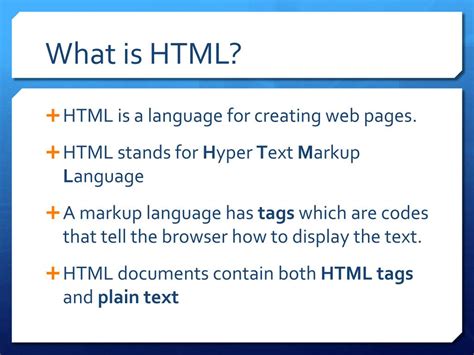 Ppt Html Powerpoint Presentation Free Download Id2500870