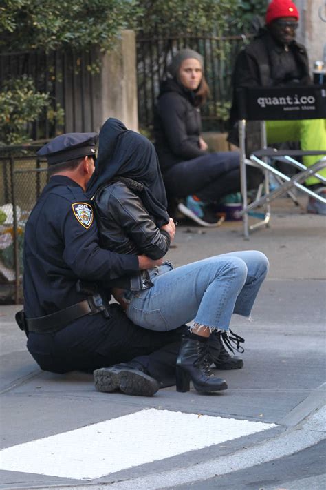 Priyanka Chopra On The Set Of Quantico In Nyc 10272017