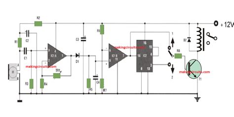 Very Sensitive Clap Switch Circuit Making Easy Circuits