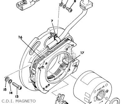 Yamaha Mx250 1975 Usa Parts Lists And Schematics