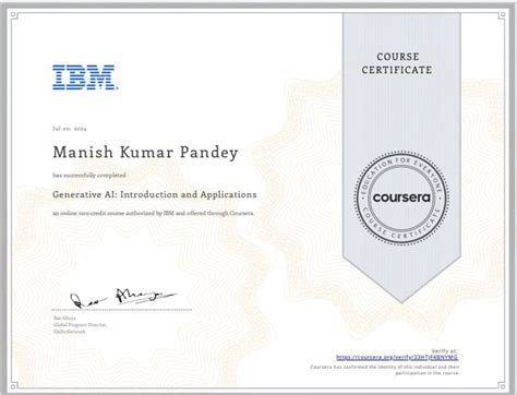 Manish Kumar Pandey On Linkedin Generative Ai Introduction And Application By Ibm