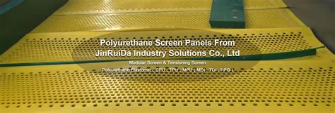Polyurethane Screen Panels Pu Sieve Panel Urethane Screening