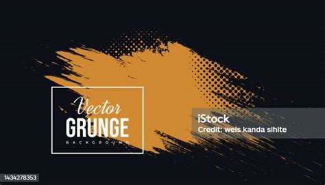 하프톤 스타일의 추상 검은색과 갈색 그런지 배경 배너 포스터에 대한 브러시 스트로크 그림 스포츠 배경 디자인을위한 스크래치 및 텍스처 요소 0명에 대한 스톡 벡터 아트 및