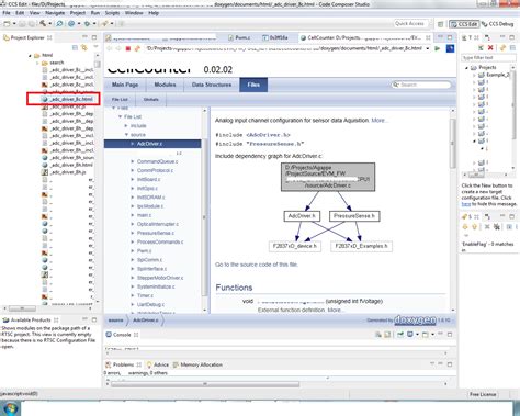 Doxygen Setup But Not Documenting Code Composer Studio Forum Code