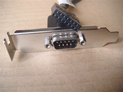 Lenovo IBM ThinkCentre Serial Second Cable Com Port T W Half Bracket Computer Cables