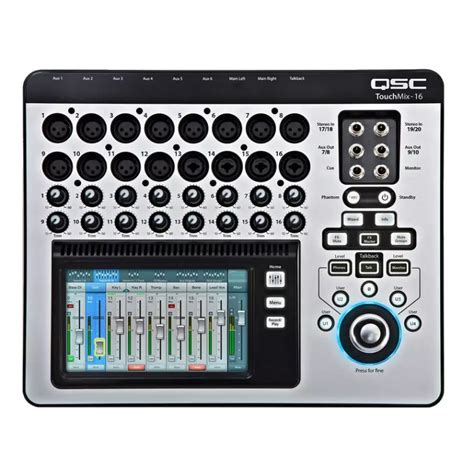 User Manual Qsc Touchmix 16 English 146 Pages