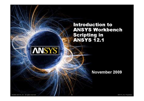 Introduction To Introduction To Ansys Wo Introduction Tointroduction