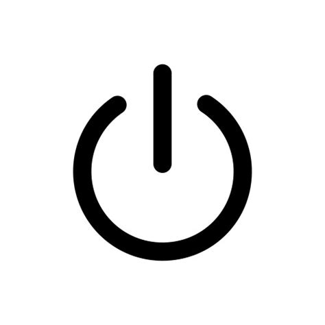 Power Icon Set Turn Off Switch Symbol Computer Vector Image