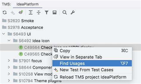 Get Started With Tms Integration Intellij Idea Documentation