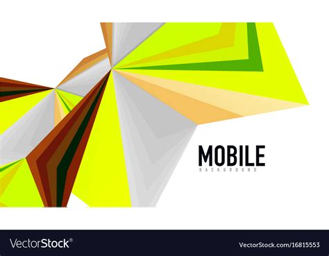 Modern Triangle Presentation Template Royalty Free Vector