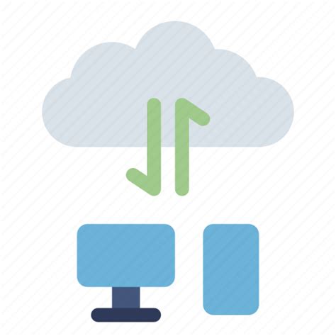 cloud computing network connection service icon download on