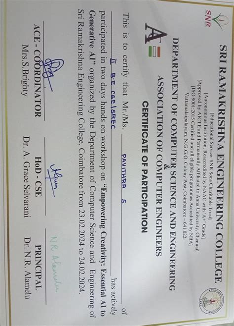 Pavithra Sivakumar On Linkedin Hello Guys Recently I Have Participated In Empowering Creativity