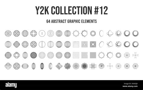 Universal Trendy Geometric Linear Shapes Set Stock Vector Image And Art