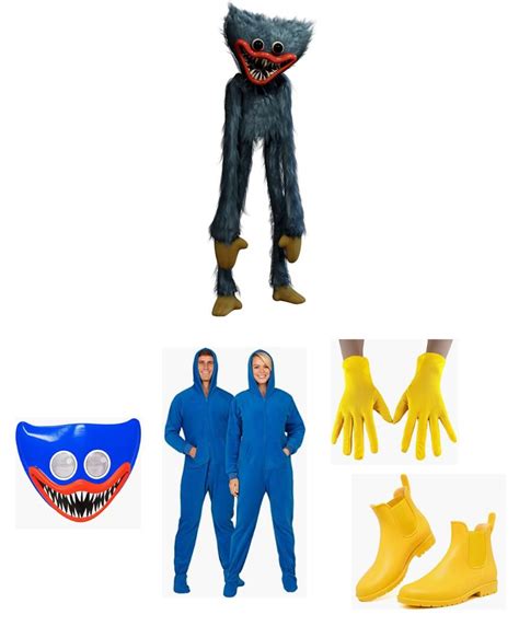 Make Your Own Huggy Wuggy From Poppy Playtime Costume Diy Costumes