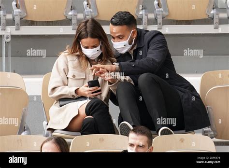 Mohamed Bouhafsi From Rmc And His Wife Attend The 2020 French Open At