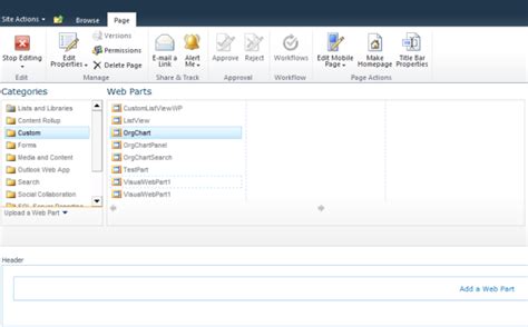 Creating A Sharepoint Organization Chart From The User Profile Service