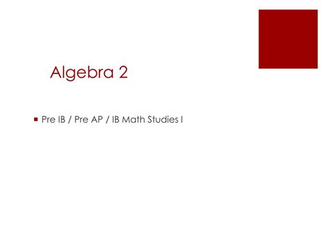 Ppt Algebra Powerpoint Presentation Free Download Id