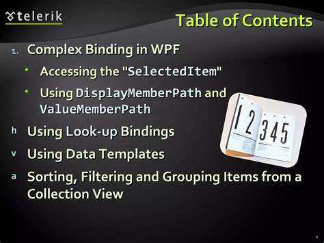 Complex Data Binding Ppt