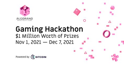 algorand invites game developers with 1 000 000 hackathon