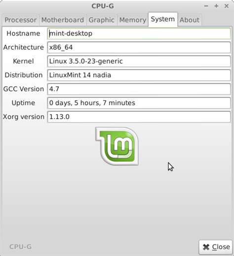 Cpu G And I Nex Excellent Alternative To Cpu Z For Linux Linuxaria