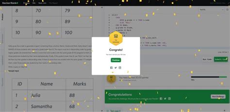 Sql Hackerrank Problemsolving Learning Achievement Learningjourney Coding Goldbadge
