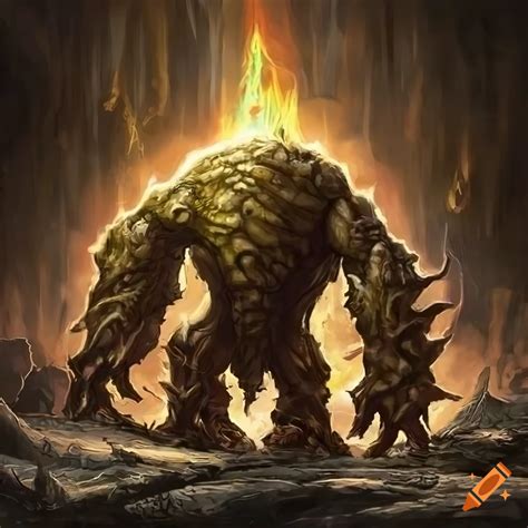 Earth Elemental Fantasy Art