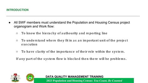 Slide 3 Census Organogram And Workflowpdf