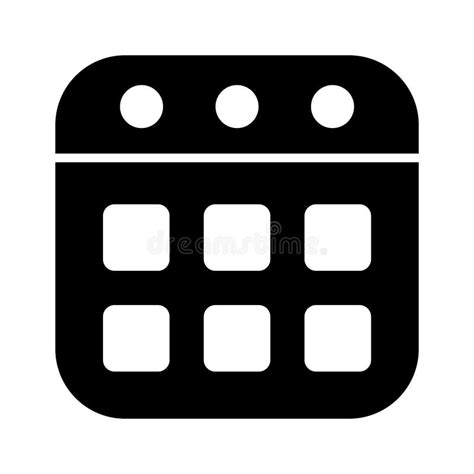 A Calendar Icon Showing Scheduling Events And Time Management For Planning Stock Vector