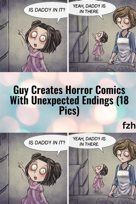 Guy Creates Horror Comics With Unexpected Endings 18 Pics Artofit