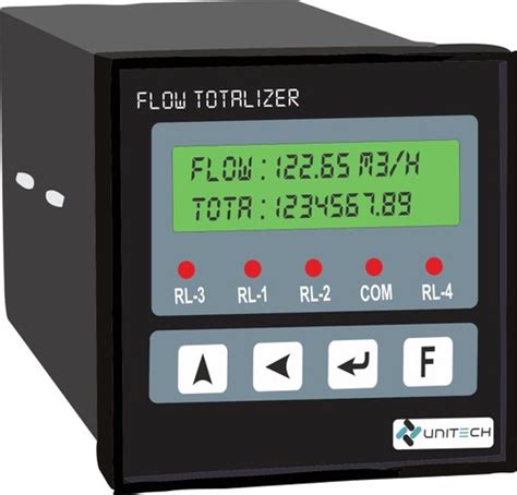 UNITECH Lcd Flow Rate Indicator Totalizer Size X Model Name Number UT Suppliers