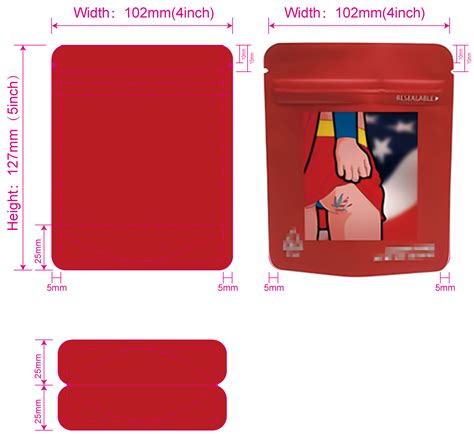 Bag Template Free Dieline Outline Mecosy