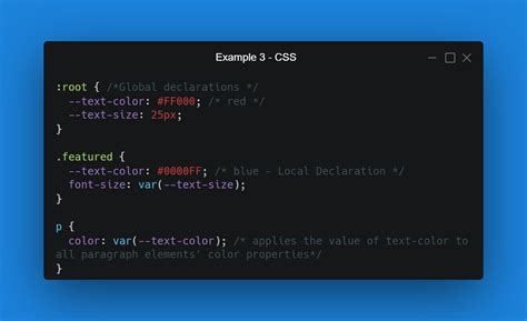 Css Variables What Are They And How To Use Them Html All The Things