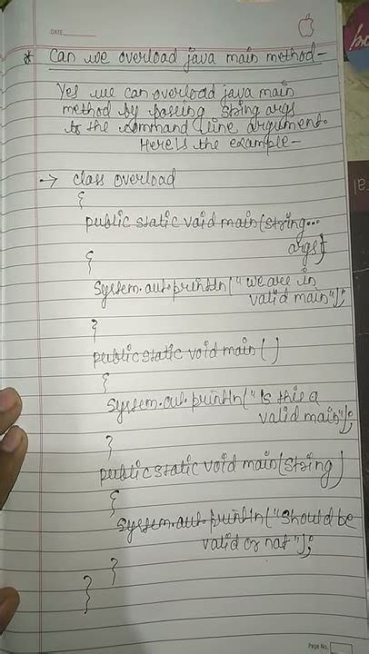 Can We Overload Java Main Method Youtube